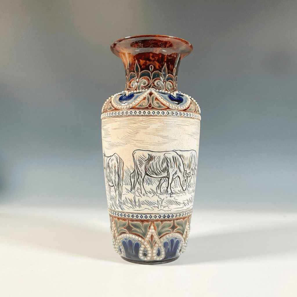 Hannah Barlow and Emily Stormer Doulton Lambeth Stoneware Sgraffito ...