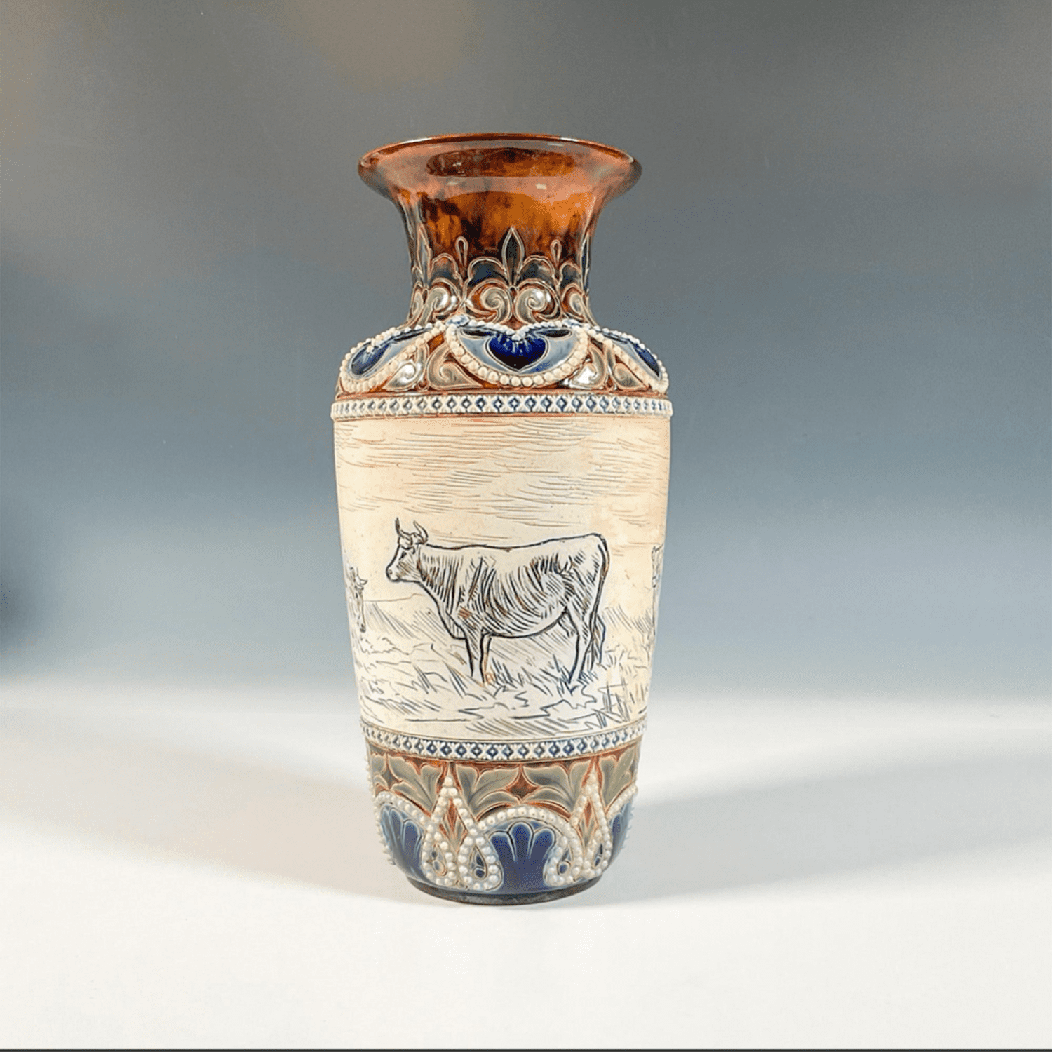 Hannah Barlow and Emily Stormer Doulton Lambeth Stoneware Sgraffito ...