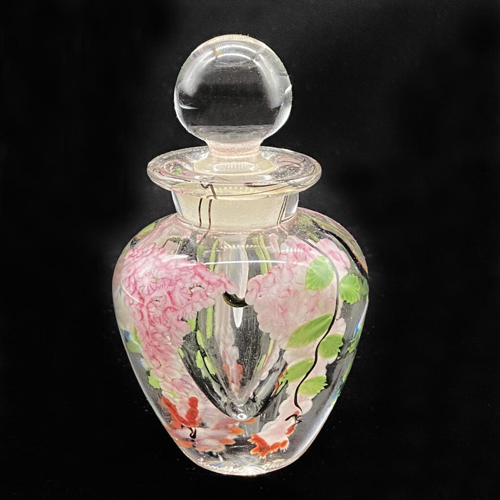 Lundberg Studios Daniel Salazar Wisteria Perfume Bottle, 1992, signed ...