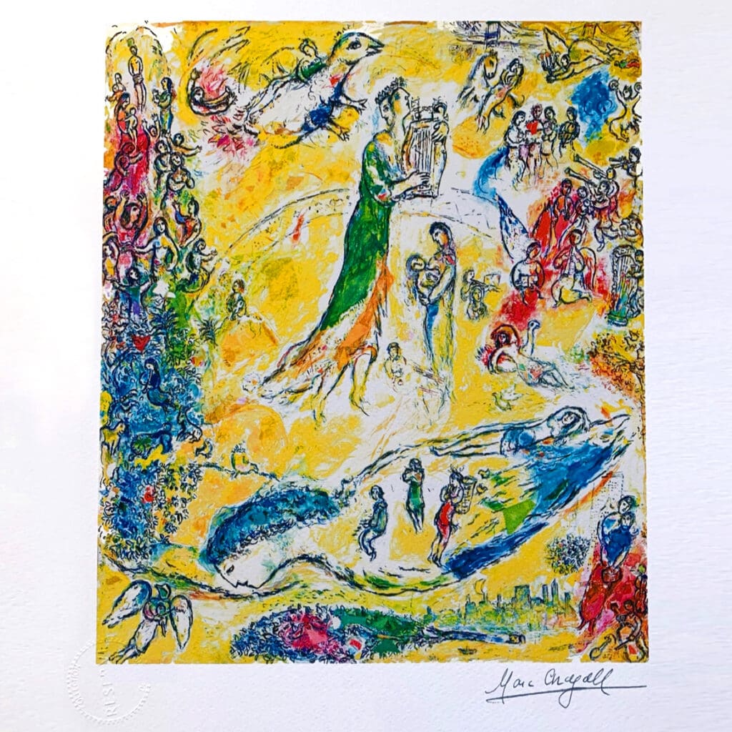 Marc Chagall Limited Edition Signed and Numbered Giclee, The Sorcerer ...