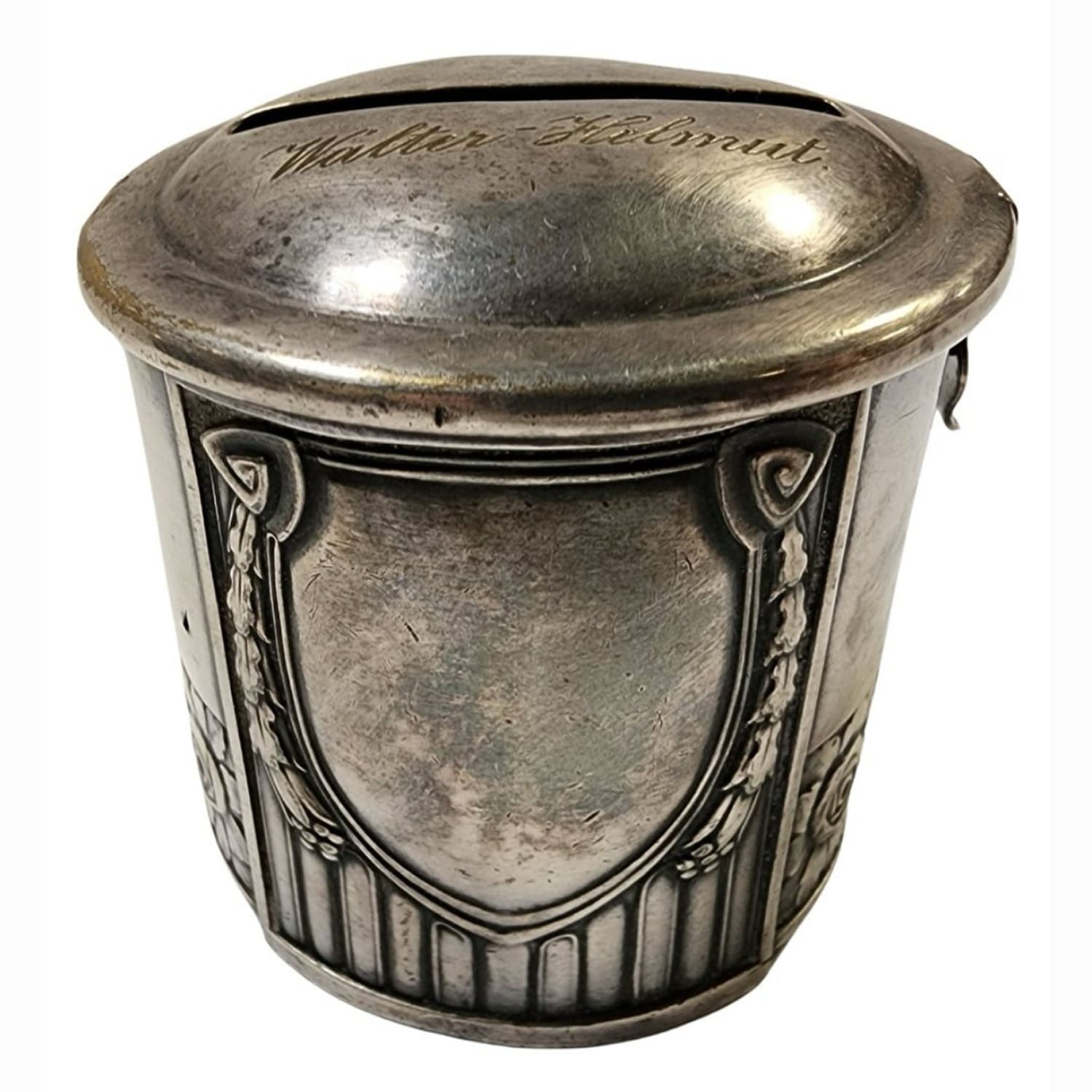 Rare WMF German Silverplate Art Nouveau Little Red Riding Hood Bank ...