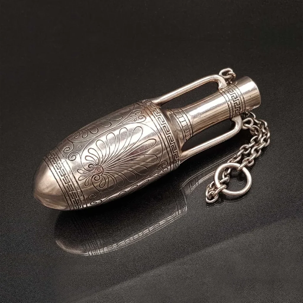 Russian Sterling Perfume and Vinaigrette by Master Carl Albert Julius ...