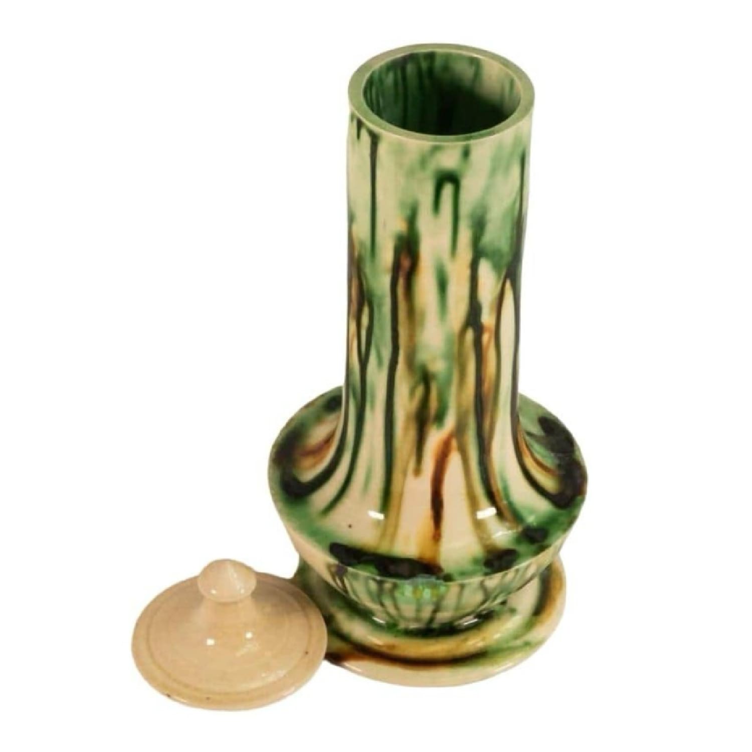 Lise B. Moorcroft Pagoda-style Lidded Vase - Ancestral Antiques