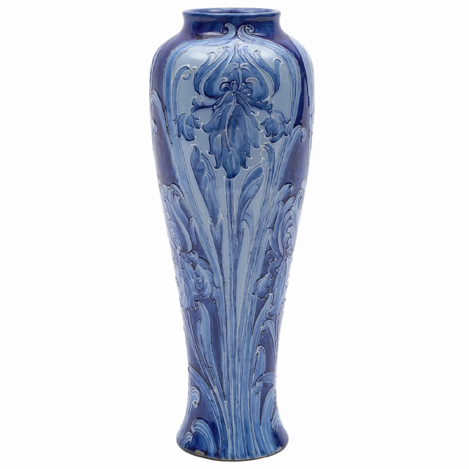 William Moorcroft Iris pattern Florian Ware Vase, Circa 1898 ...